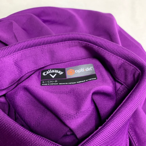 Callaway | Shirts | Callaway Cgm45 Purple Magic Mens Optivent Polo ...